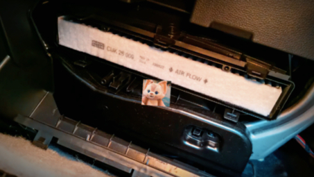 给我的途观L更换空调滤芯