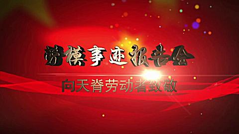 劳模工匠事迹报告会视频