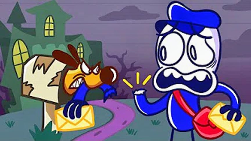 宇宙邮递员铅笔人先生在各个星球间送信,在猴子星球被攻击了