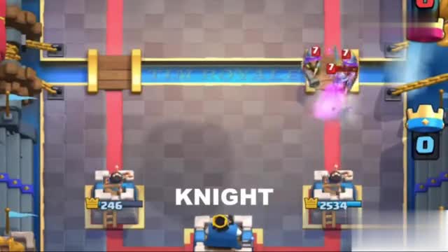 皇室战争卡牌1v1对抗赛 第59集:骑士PK王子