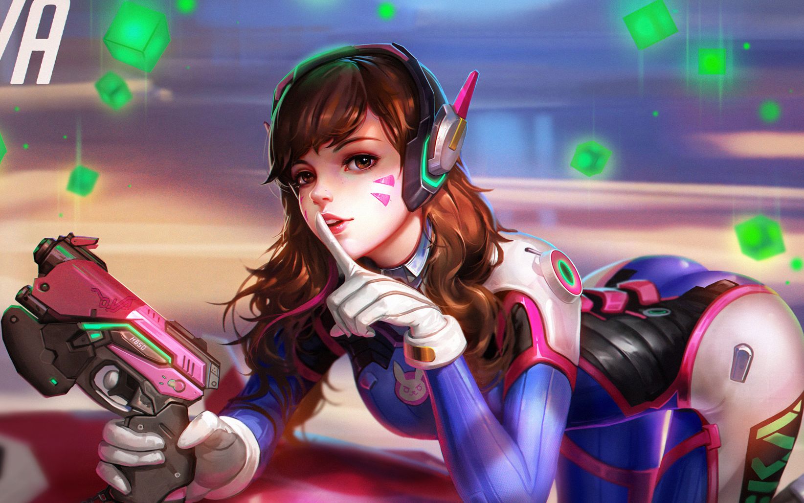 ZBrush-【守望先锋】DVA模型制作。zbrush教程。