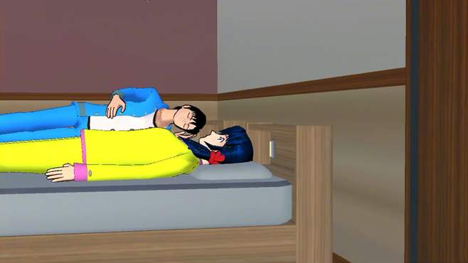 樱花校园模拟器:一天夜里小希肚子疼,结果…