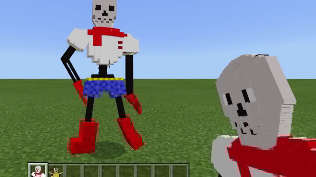 我的世界UT传说之下新角色羊爸登场,可还是打不过滑稽猫