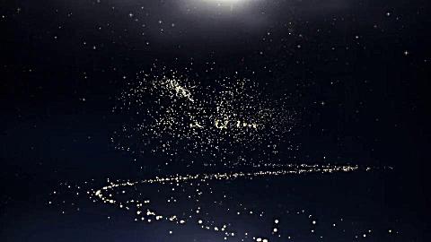 AE模板 漂亮金属质感粒子书写文字标题动画视频片头