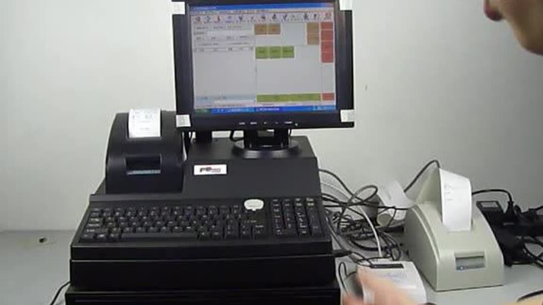 餐饮软件收银使用钱箱小票机厨房打印机工作原理