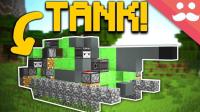 《我的世界》教你制作有能跑的坦克, 最关键还能开炮!