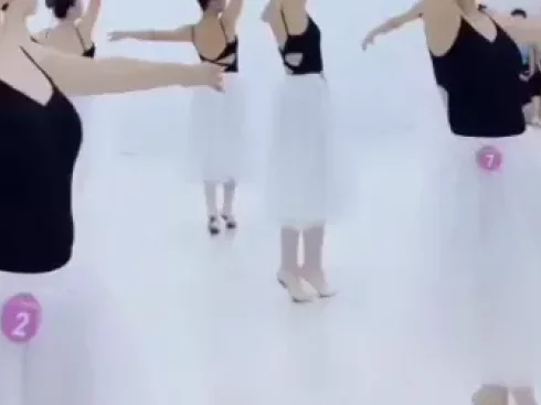 单色舞蹈中国舞教练班小仙女们课堂实录