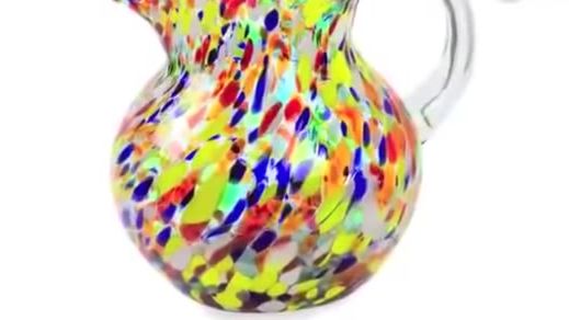 多彩玻璃瓶制作过程~好酷炫!