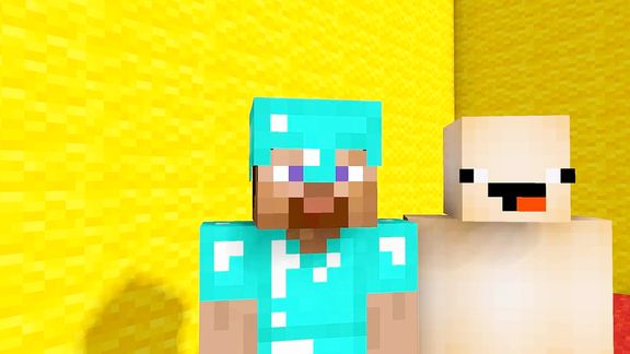 我的世界搞笑动画:菜鸟学院VS怪物学院,扔水瓶挑战赛