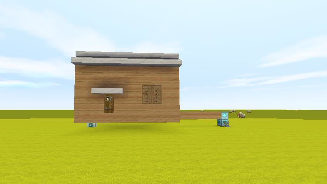 迷你世界:旋转滑动房子教学 一进去就被转晕了 分不清东西南北