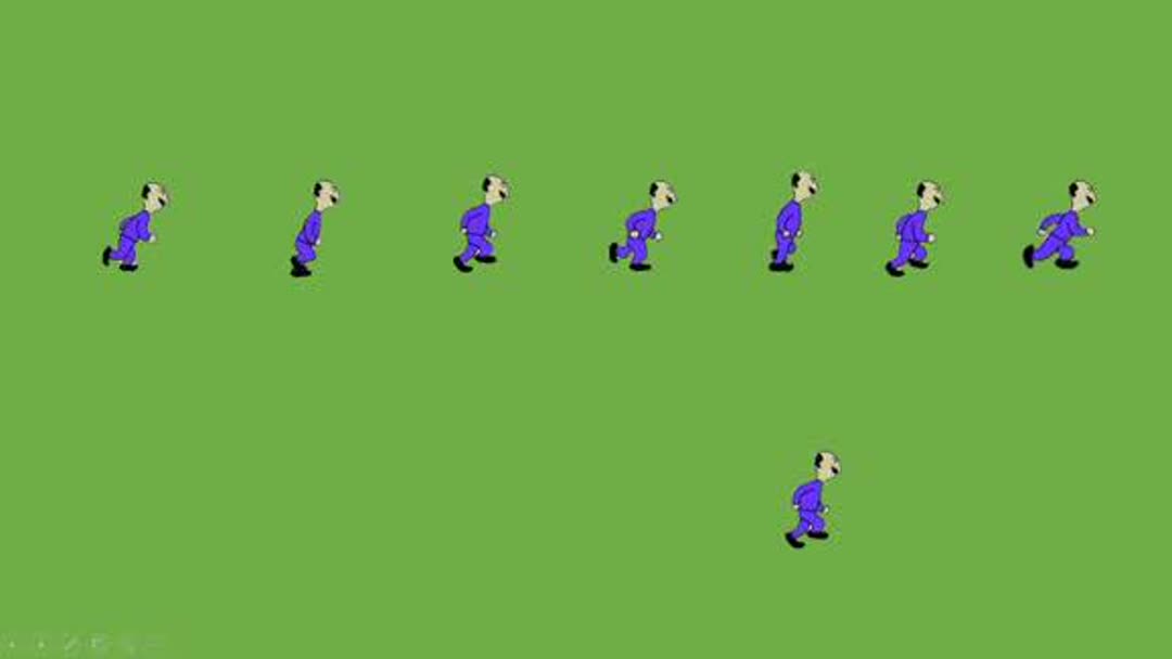 ppt课件之人物行走的动画制作方法