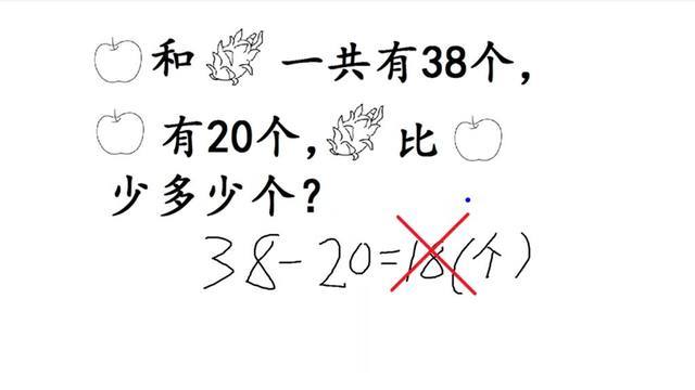 一年级数学期末考试真题,有的孩子5分全丢了,没认真读题!