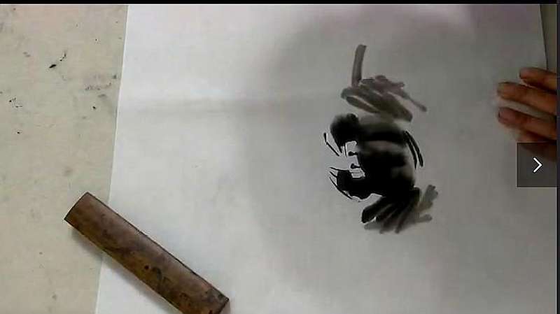 国画,螃蟹的画法