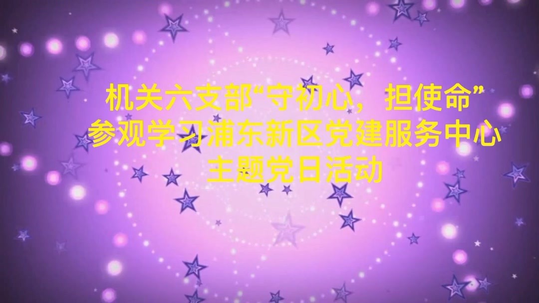 2019机关六支部主题党日活动