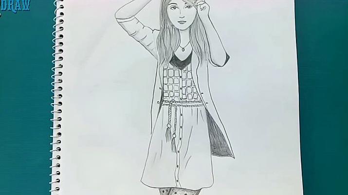 绘画教学:原来绘画这么简单?新手学素描人物的简单画法,别错过