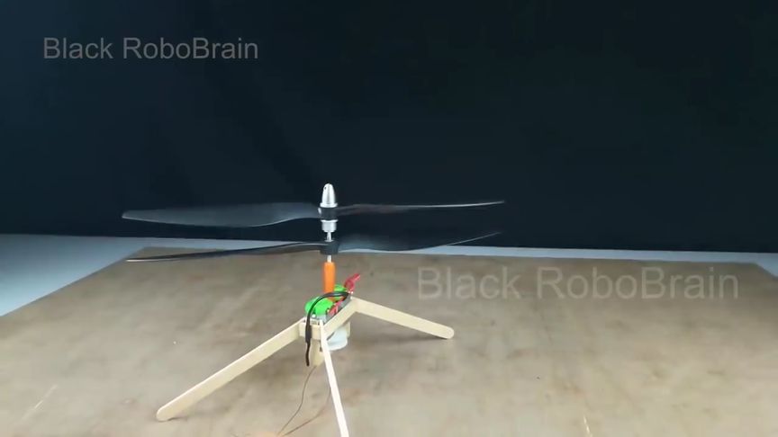 单轴双螺旋桨直升机(自制直升机)