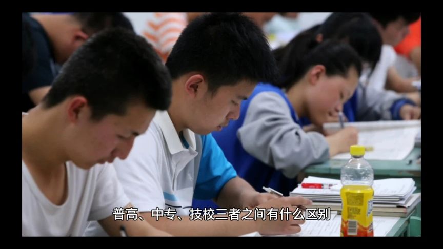 普高、职高、中专和技校,这四者有什么本质区别