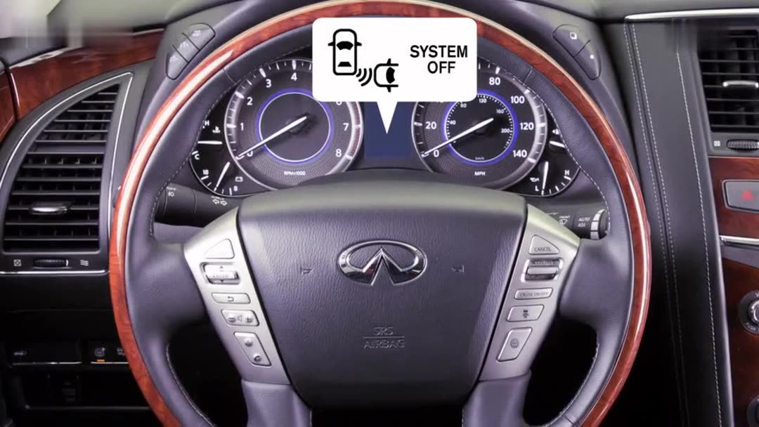 新英菲尼迪QX80 倒车碰撞预防系统展示