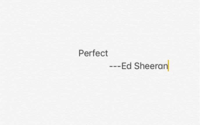 Perfect