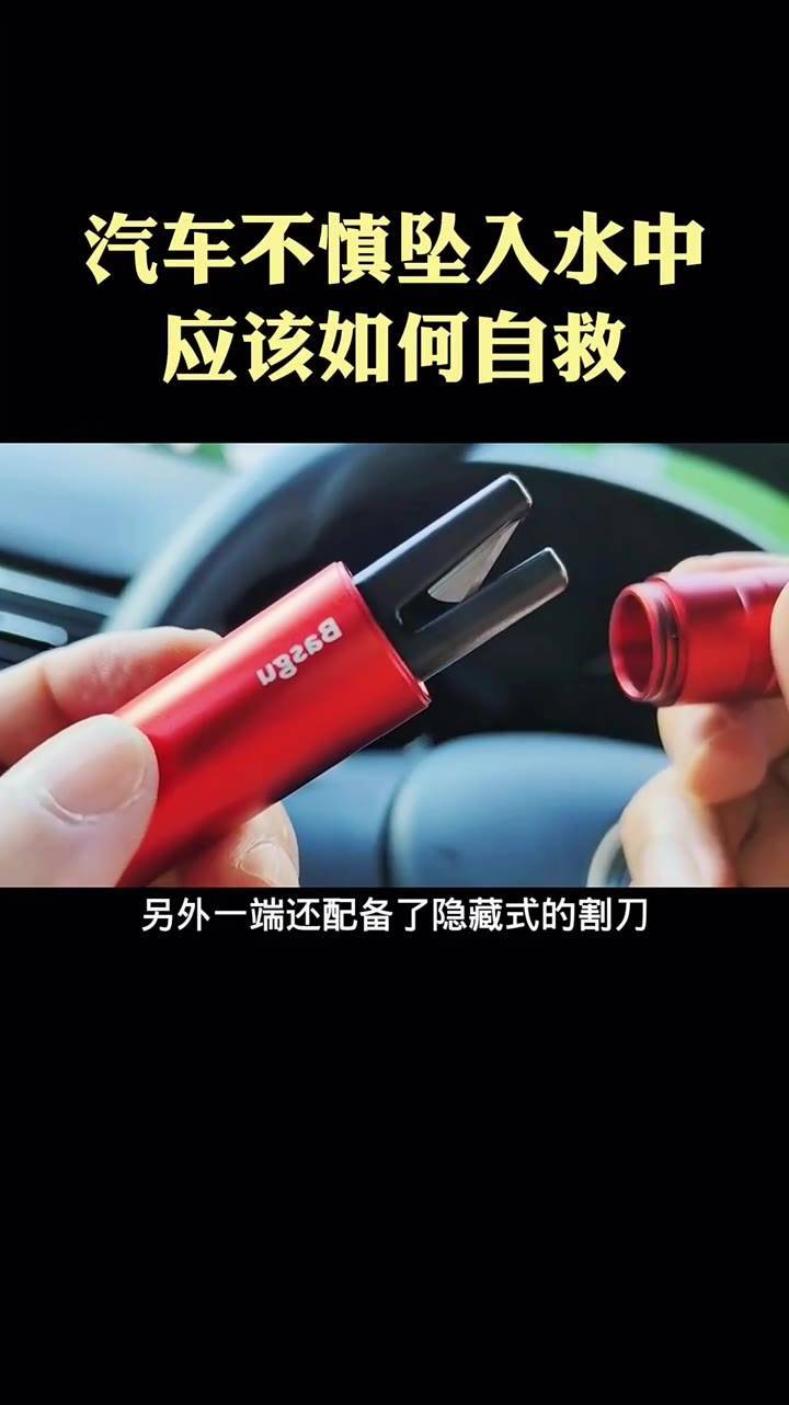 汽车掉进水里如何自救