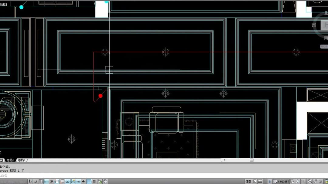 室内设计cad教程中式平面方案平面图吊顶及施工工艺技巧