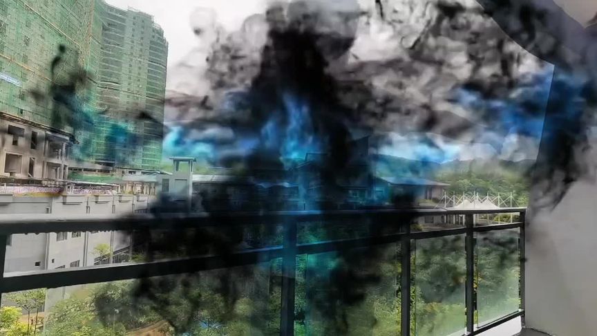 人物消失泯灭消散素材,混合模式正片叠底使用#素材特效