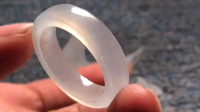 情侣天方地圆翡翠戒指制作过程