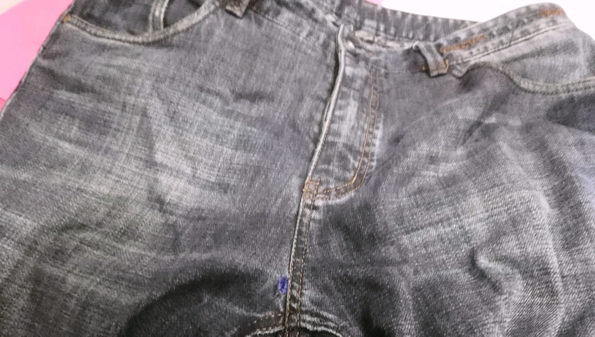 牛仔裤破洞无痕修补效果,风过留声,补过无痕