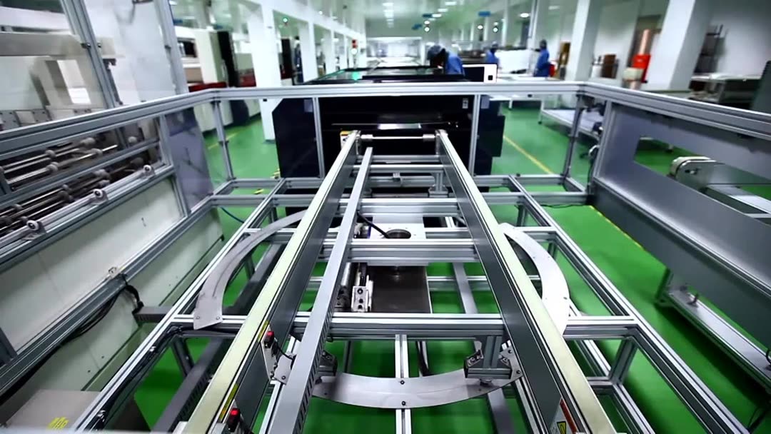 太阳能电池板流水线生产过程