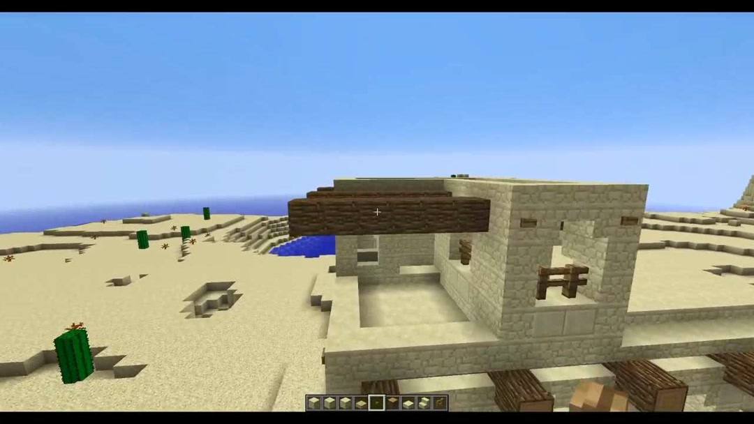 我的世界建筑大赛,沙漠中的魅力城堡!我的世界百久
