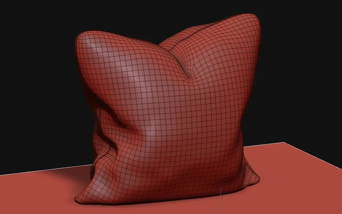 【3ds Max教程】使用布质修改器制作垫子模型