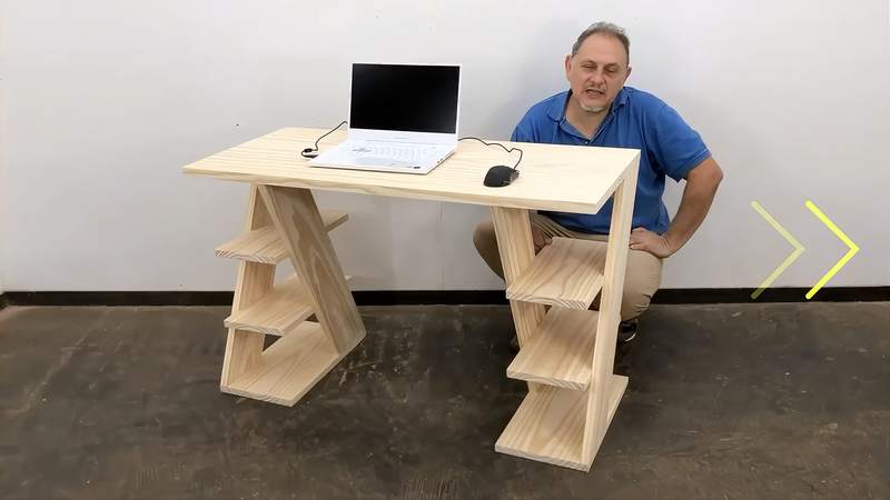 做一张纯手工木质电脑桌是一种什么体验?