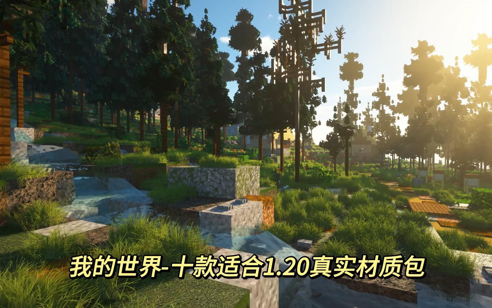 我的世界-十款适合1.20真实材质包 #我的世界