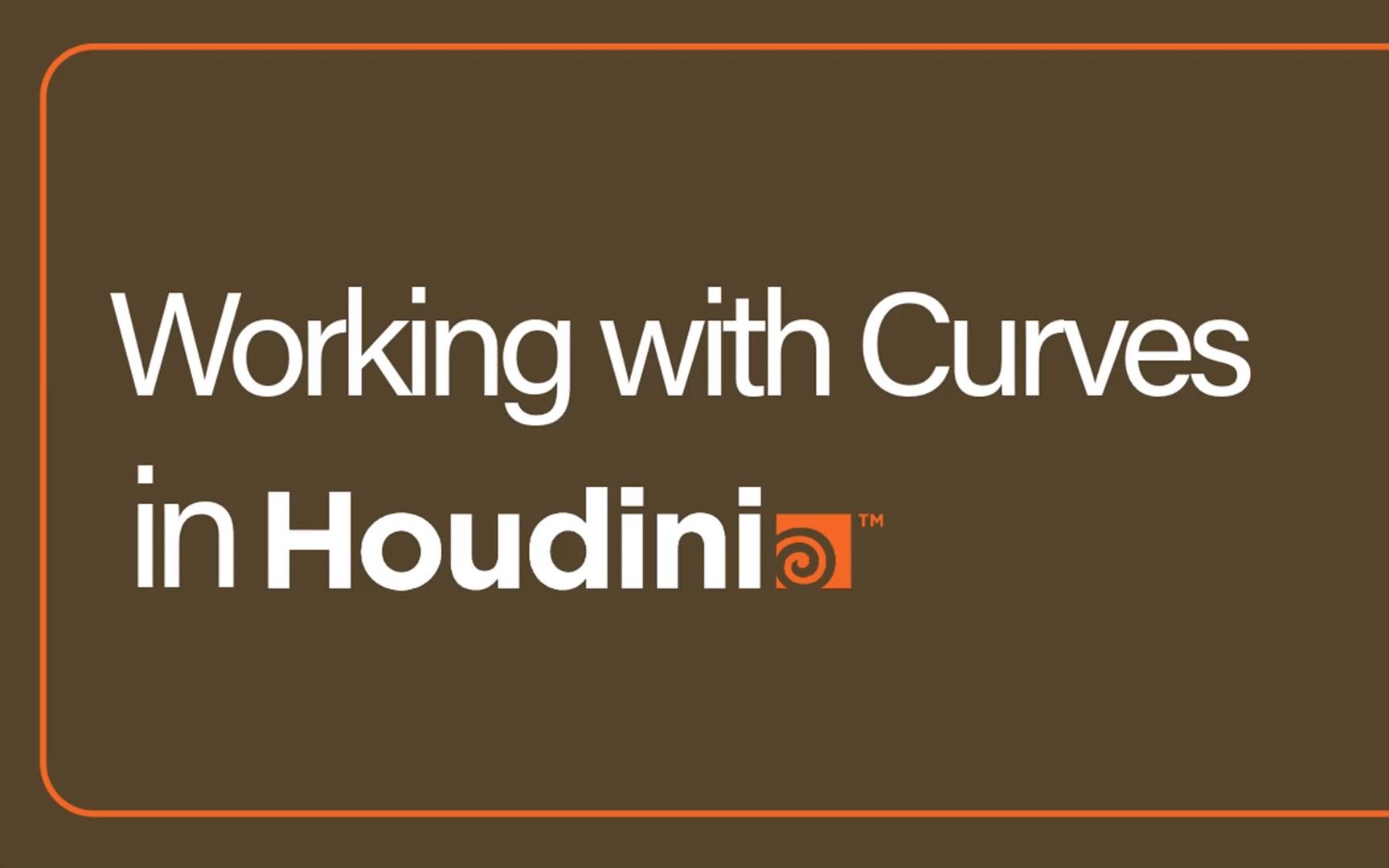 Houdini 教程曲线建模技巧