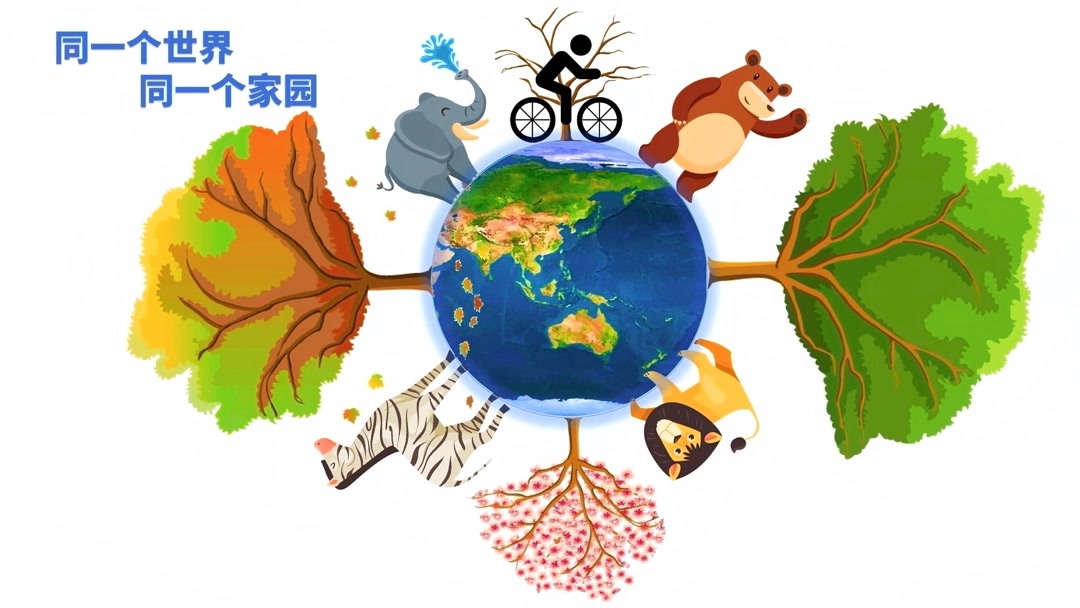 纯手工炫酷打造,PPT动画制作翻滚吧地球,让演讲稿炫酷起来!