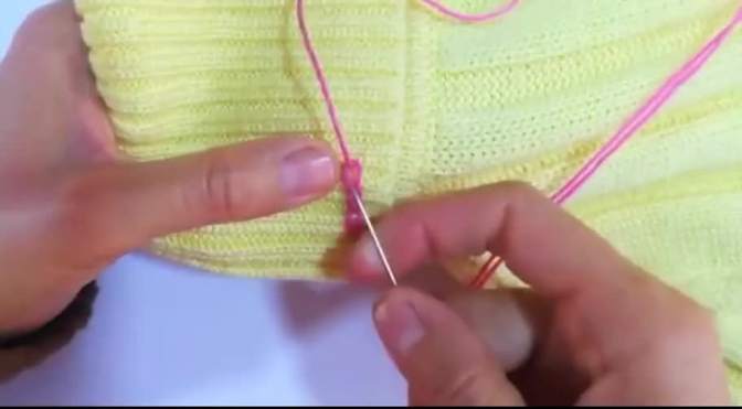 怎样缝衣服不露线?真正的隐形针法,无线痕还能缝住衣服,太神奇