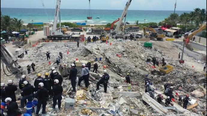美国住宅楼坍塌事故已致28人遇难,仍有117人失联