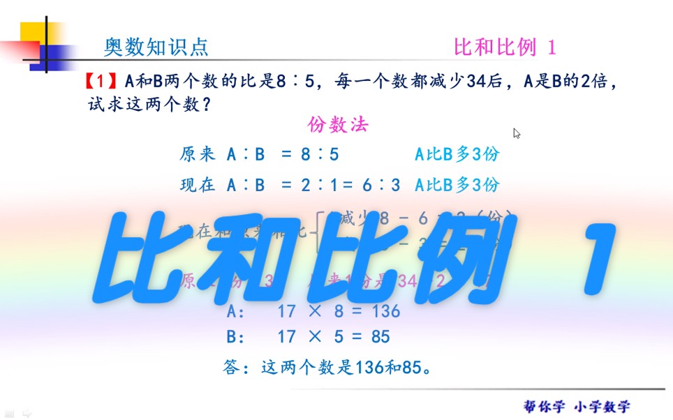 你知道吗?“份数法”是小学生应掌握的数学思维,值得帮孩子收藏!
