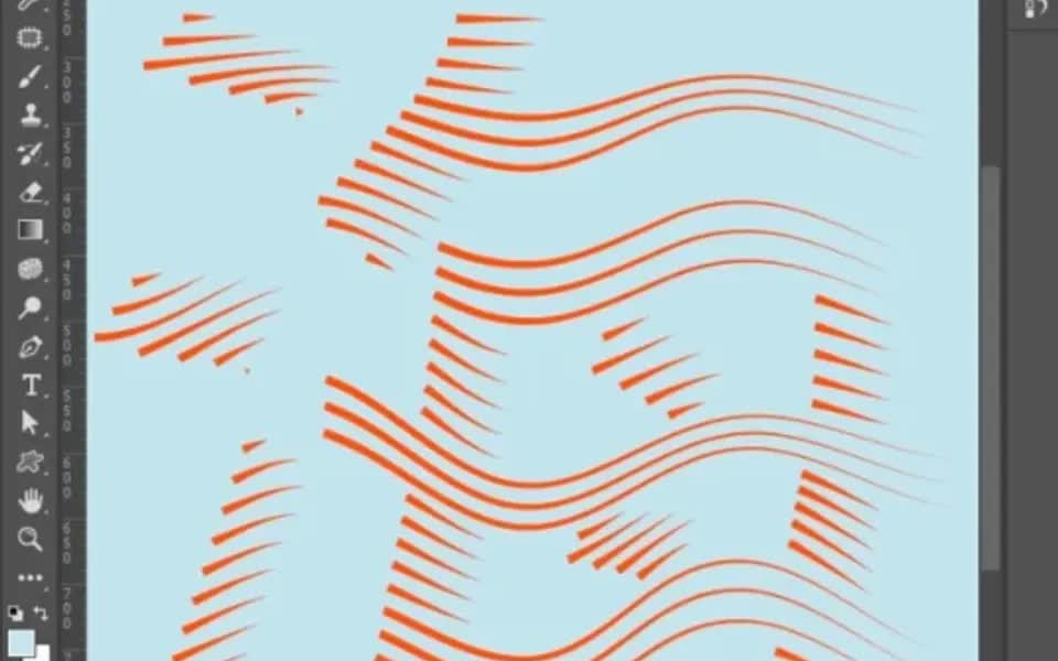 Ai教程 如何制作这种线条飘影文字!每天一个小技巧,你学会了么❓❓