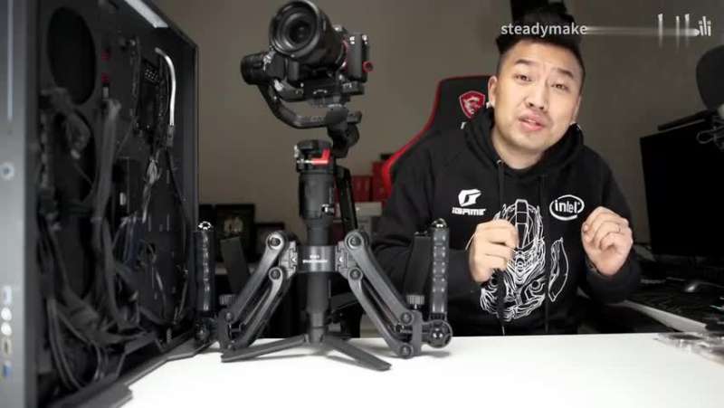 装机猿“特别的健身器材 ”BOB2三轴稳定器Z轴双手持减震器大疆...