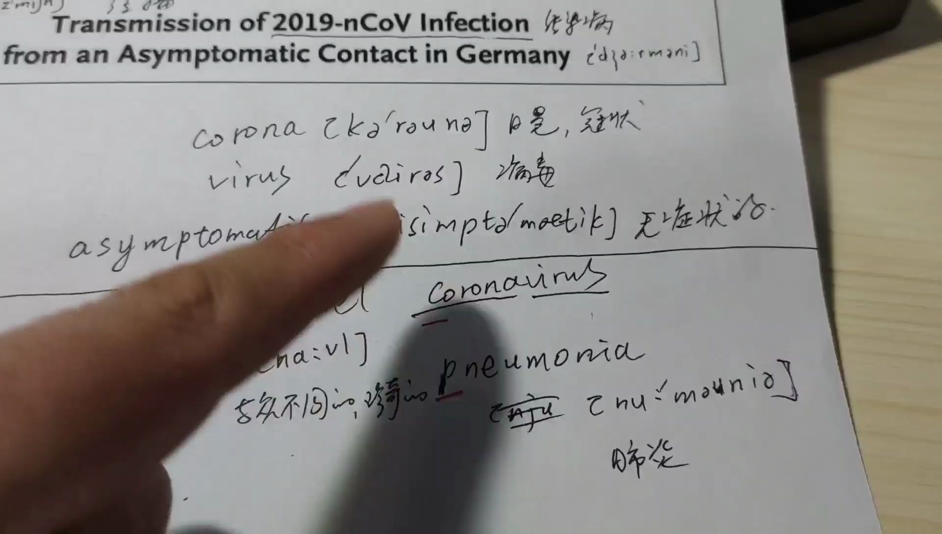 新冠状病毒,英文简称NCP,它的由来是什么?