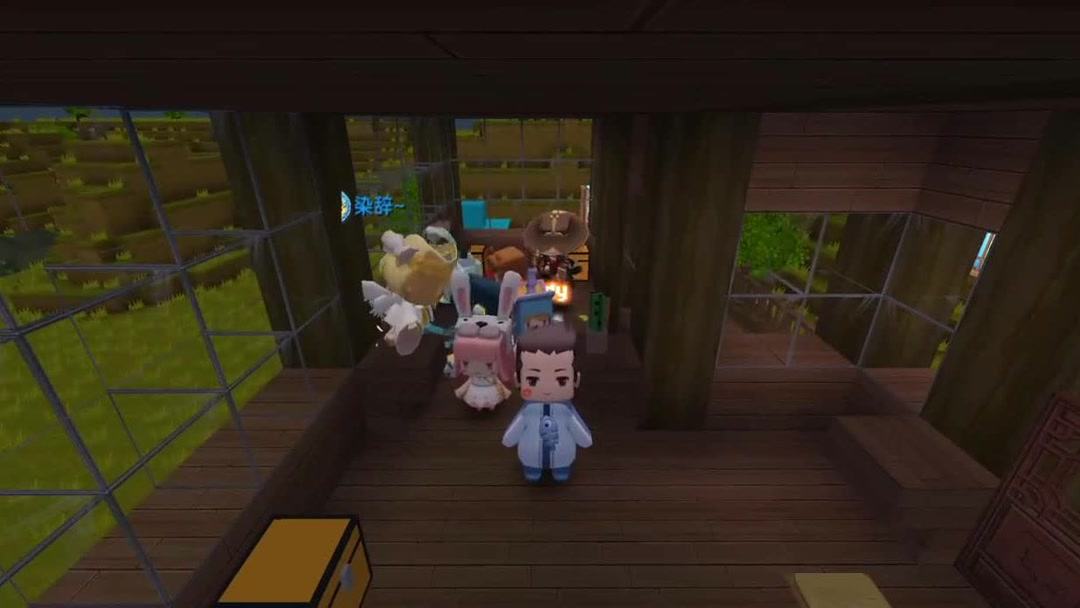 木鱼小铃铛:迷你世界联机游戏,变成床的木鱼居然被小伙伴们…