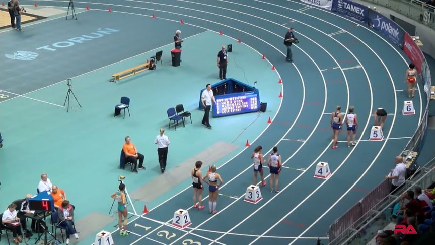 2019年土伦世界纪录大师赛,田径女子800米比赛,55岁以上年龄组