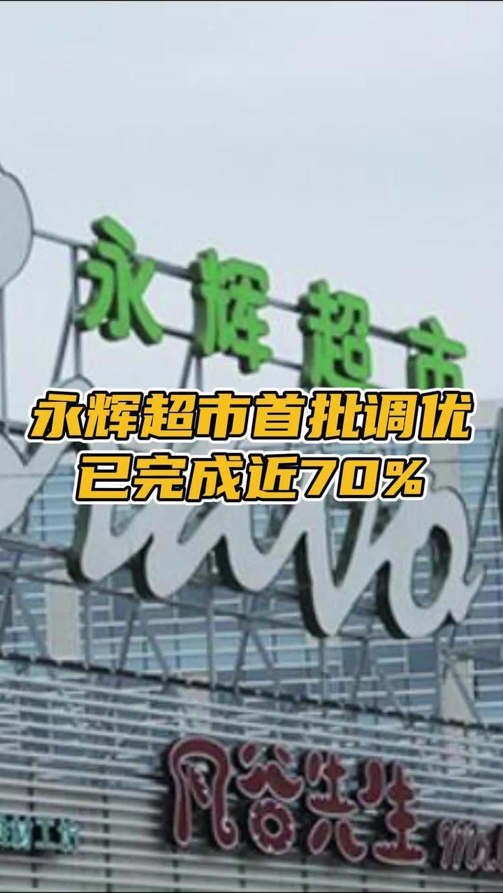 #永辉超市部分调优门店客流量增加 #永辉超市 证券时报e公司讯,记者从永辉超市获悉,截至8月初,公司首批规划的近300家待调优门店,已完成近70%。部分焕新门店的二季度客流量环比增加了近10%