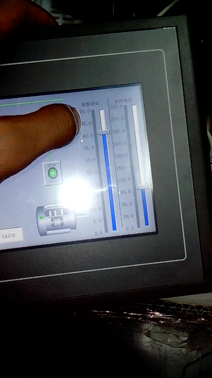 人机界面控制三相电机