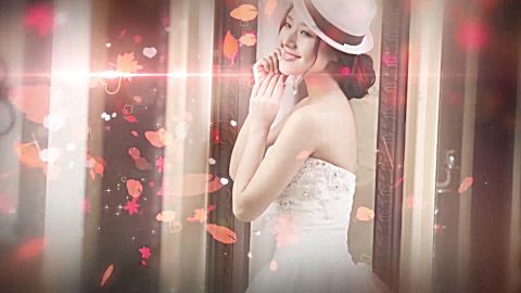 PS教程婚纱照电子相册婚礼开场视频浪漫金秋电子相册