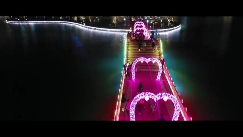 【滨州:流光溢彩“秀”夜城】火树银花、灯光璀璨,山东省滨州市滨城...