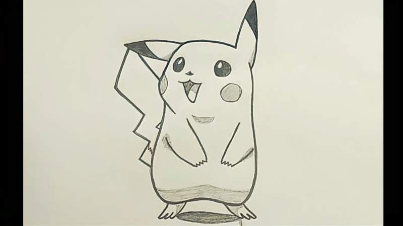 教大家画可爱的皮卡丘,你学会了吗