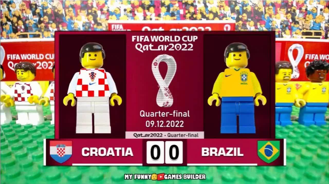乐高定格动画2022卡塔尔世界杯14决赛克罗地亚42巴西