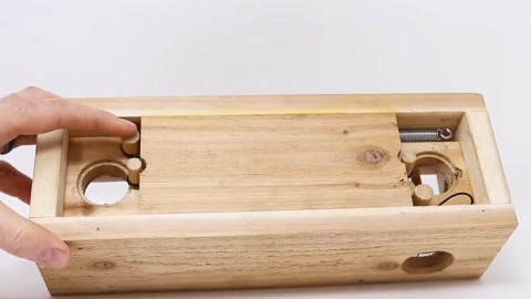 超牛掰的捕鼠器,一个小陷阱来往的老鼠,根本没得跑